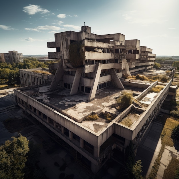 Budynek inspirowany neo-brutalizmem | Darmowe Zdjęcie Budynek inspirowany neo-brutalizmem | Darmowe Zdjęcie