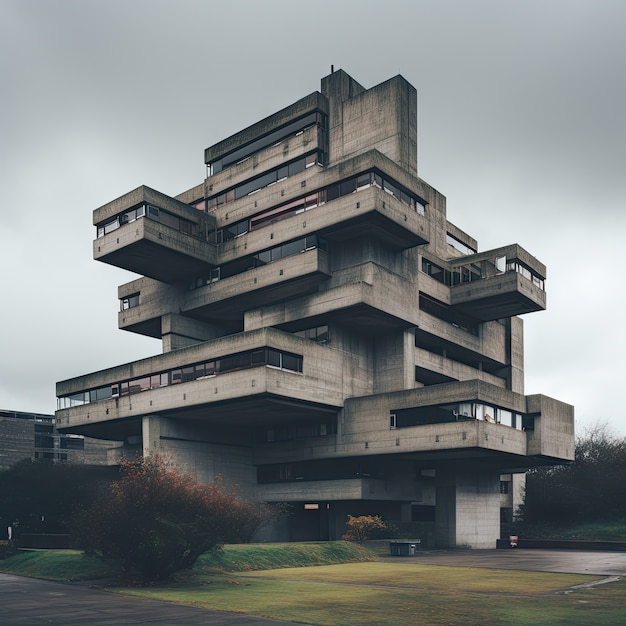 Budynek Inspirowany Neo-brutalizmem | Darmowe Zdjęcie Budynek Inspirowany Neo-brutalizmem | Darmowe Zdjęcie
