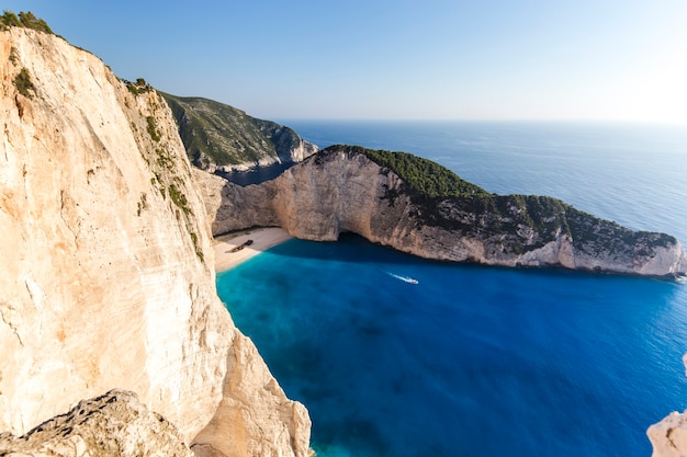 Piękna Navagio Plaża Z Shipwreck Na Zakynthos Wyspie W Grecja | Zdjęcie ... Piękna Navagio Plaża Z Shipwreck Na Zakynthos Wyspie W Grecja | Zdjęcie ...