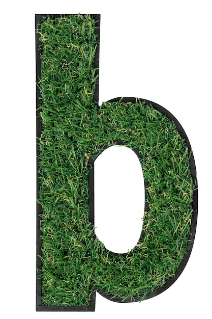 Grasbuchstabe b Alphabet d Design isolierter transparenter Hintergrund ... Grasbuchstabe b Alphabet d Design isolierter transparenter Hintergrund ...