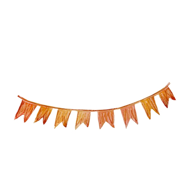 Bandeira vermelho laranja texturizado esboço de aniversário. uma ... Bandeira vermelho laranja texturizado esboço de aniversário. uma ...