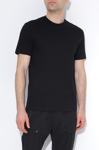 Camisetas negras con espacio de copia. | Foto Premium Camisetas negras con espacio de copia. | Foto Premium
