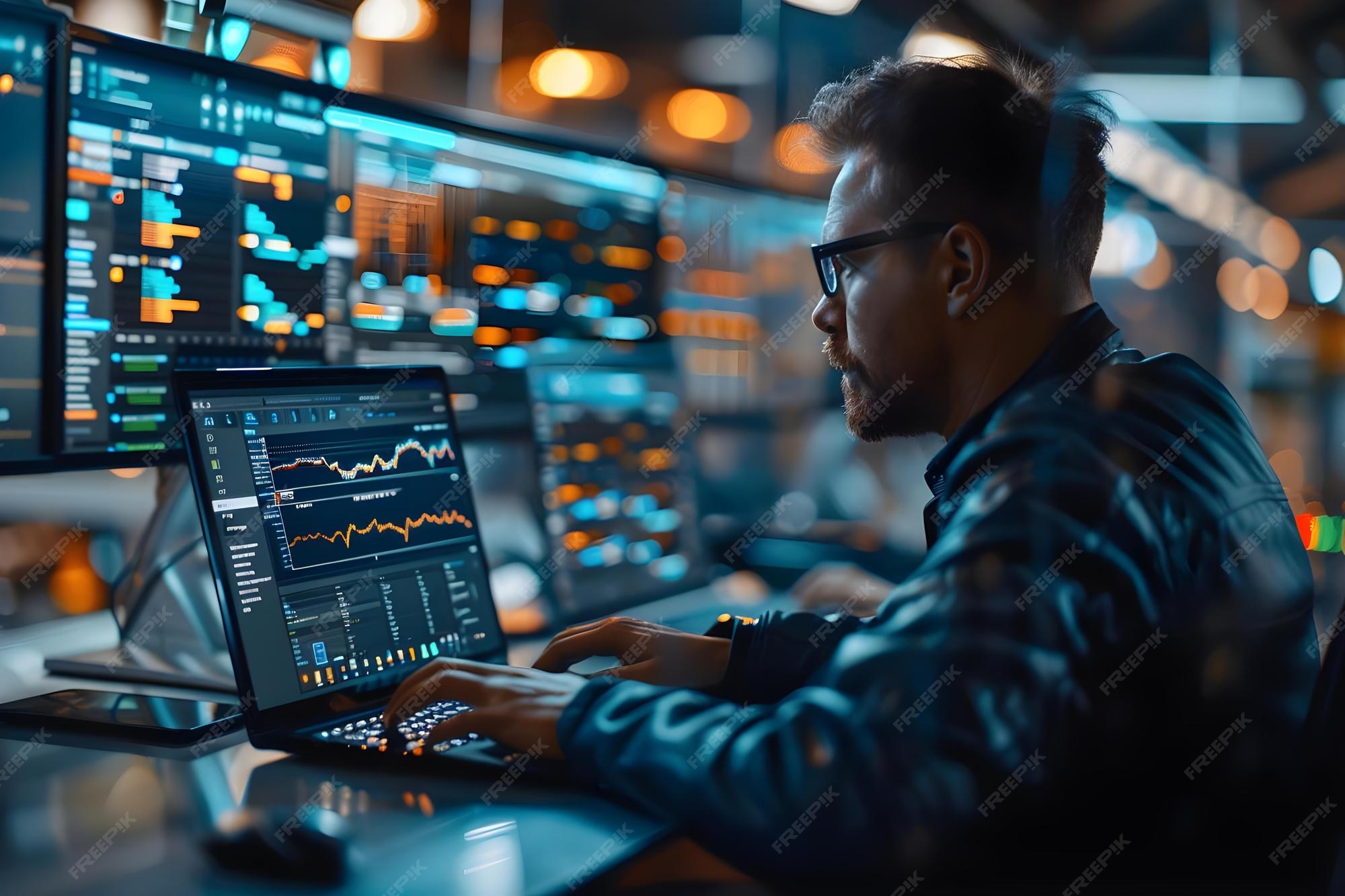 Codificación en una computadora portátil Un programador que utiliza software de diseño web ...