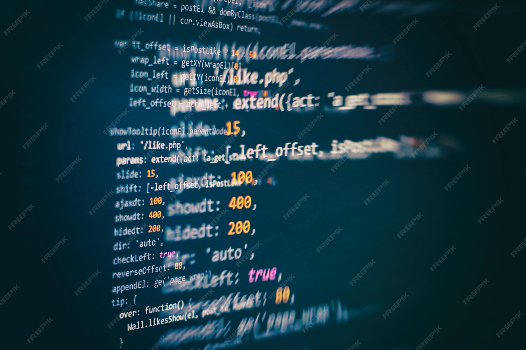 Código de programación del desarrollador. código de secuencia de ...