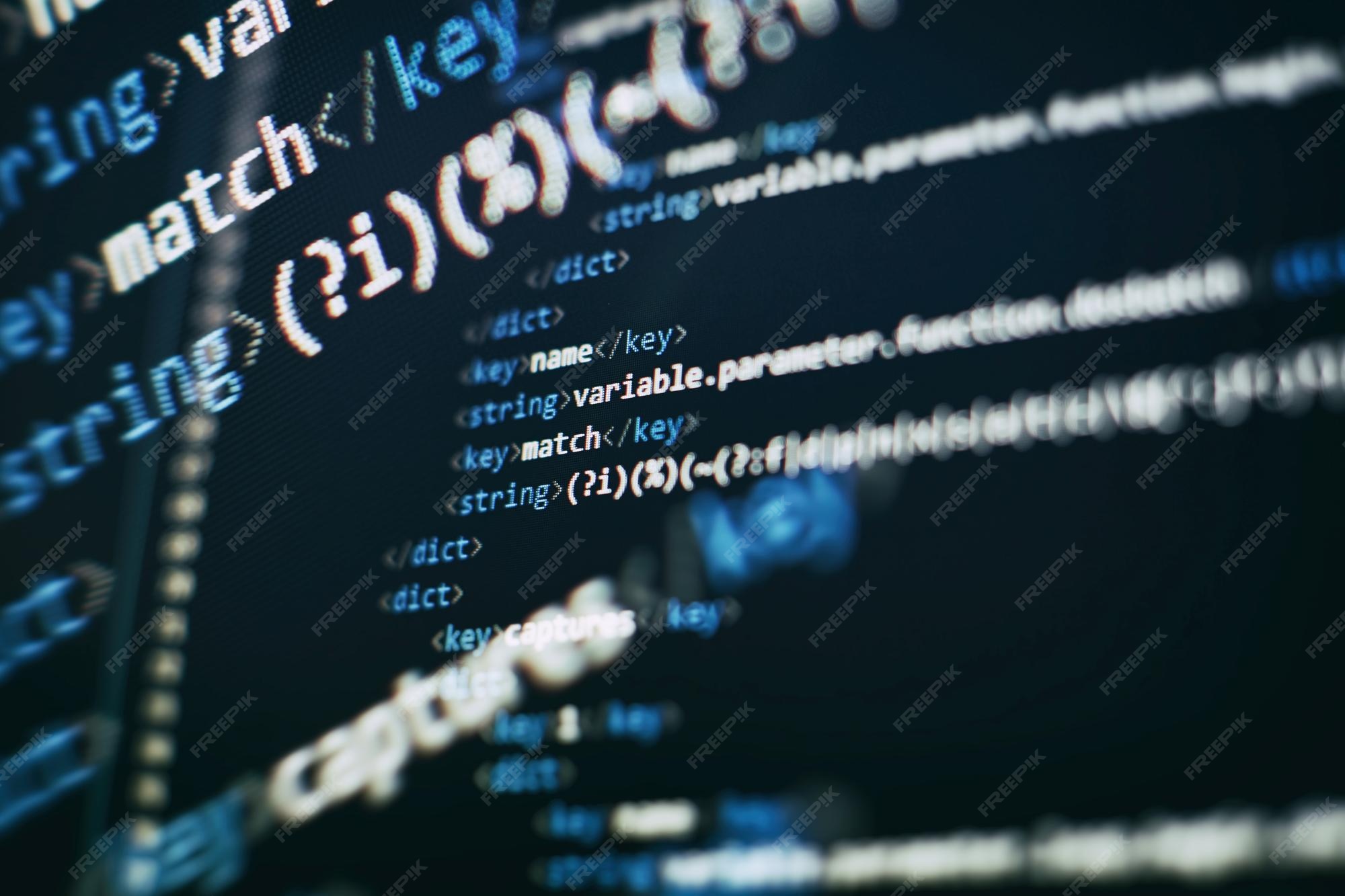 Código de programación del desarrollador de software código de script ...