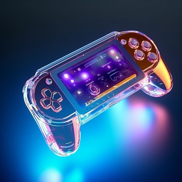 Console de videogame portátil ai generativo | imagem Premium gerada com IA Console de videogame portátil ai generativo | imagem Premium gerada com IA