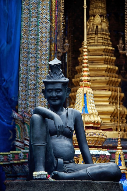 Detalle Del Gran Palacio De Bangkok Tailandia Foto Premium