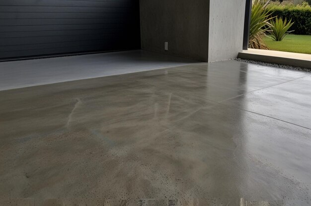 Una elegante losa de hormigón gris con un acabado limpio | Imagen ... Una elegante losa de hormigón gris con un acabado limpio | Imagen ...