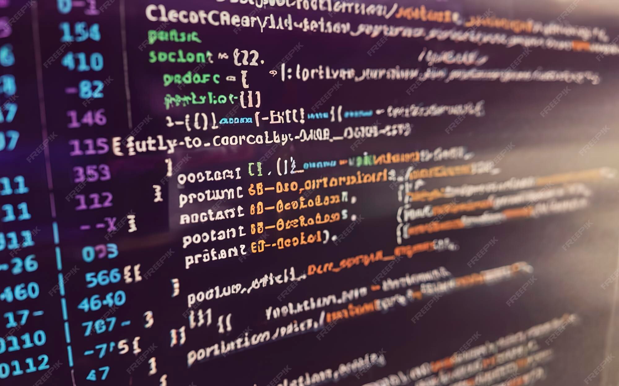 Exemplo de código-fonte da linguagem de programação c sharp no monitor ... Exemplo de código-fonte da linguagem de programação c sharp no monitor ...