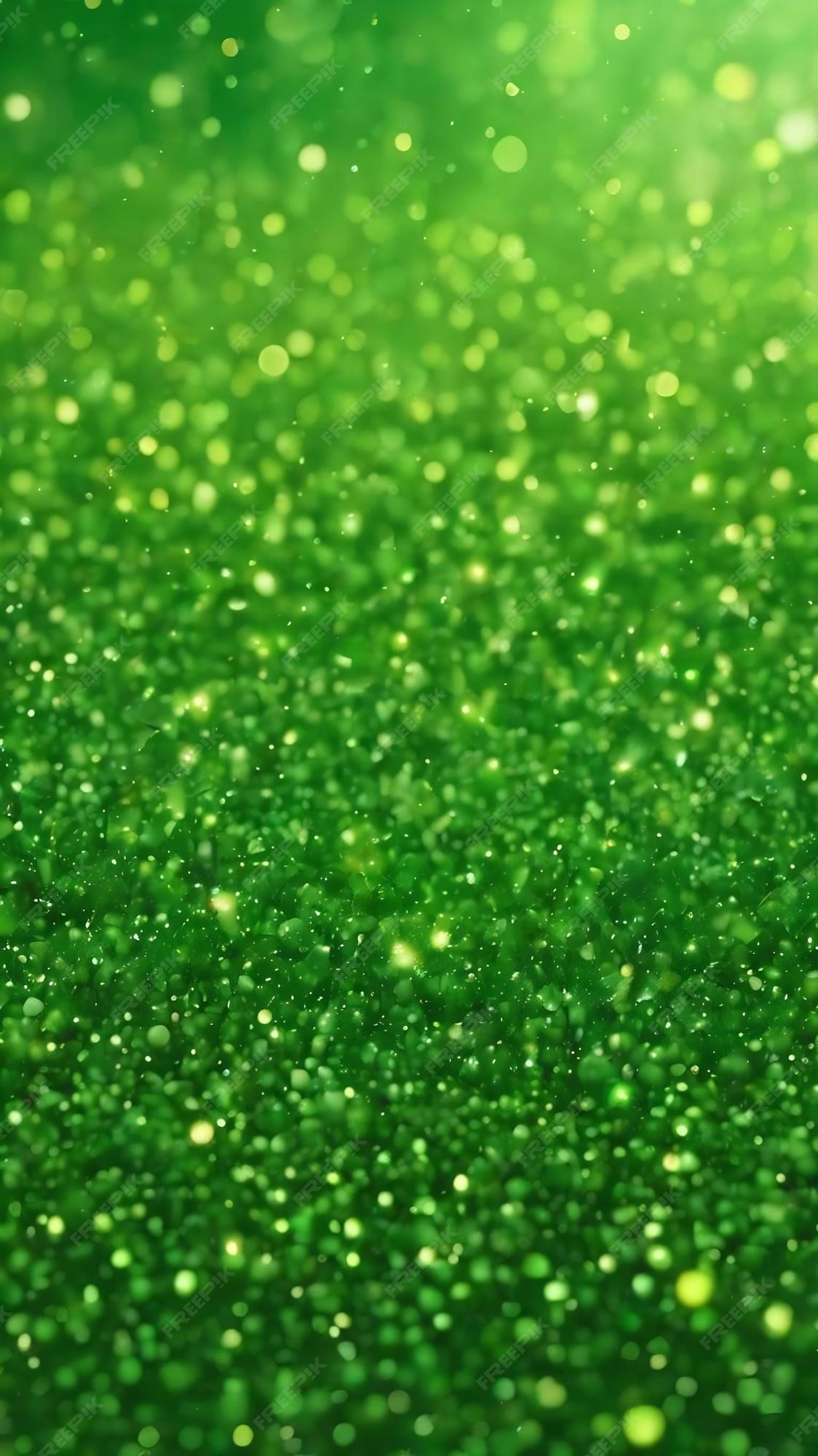 Fondo de partículas verdes con espacio de copia | Foto Premium Fondo de partículas verdes con espacio de copia | Foto Premium