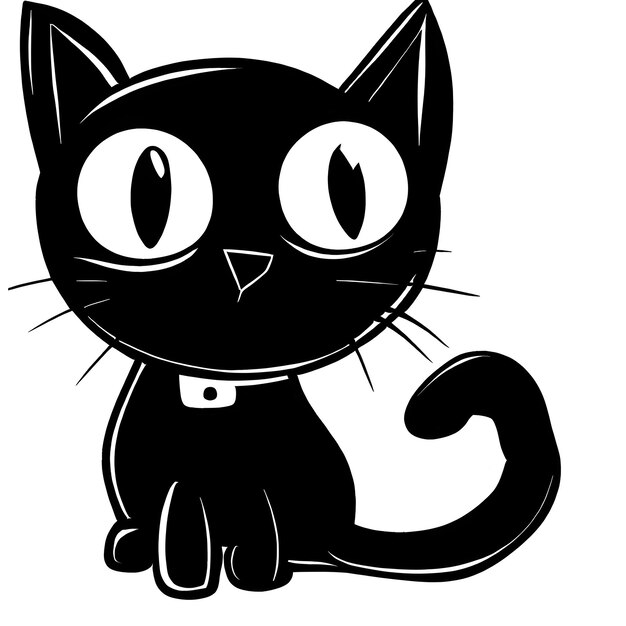 Gato Negro Foto Premium