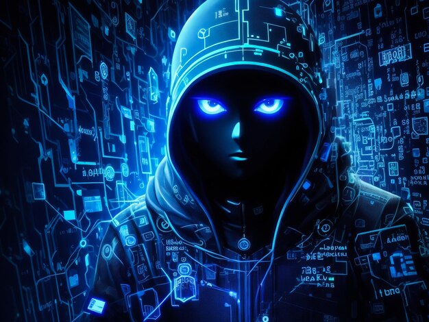 Hacker usando a internet hackeado computador abstrato servidor de base ... Hacker usando a internet hackeado computador abstrato servidor de base ...