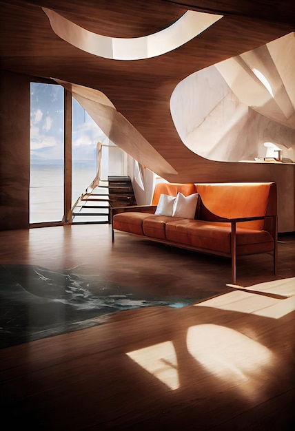 Interiorismo de diseño generado por inteligencia artificial | Foto Premium Interiorismo de diseño generado por inteligencia artificial | Foto Premium