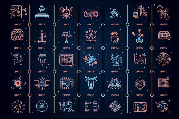 Iot ai big data microchip conjunto de iconos vectoriales internet de ... Iot ai big data microchip conjunto de iconos vectoriales internet de ...