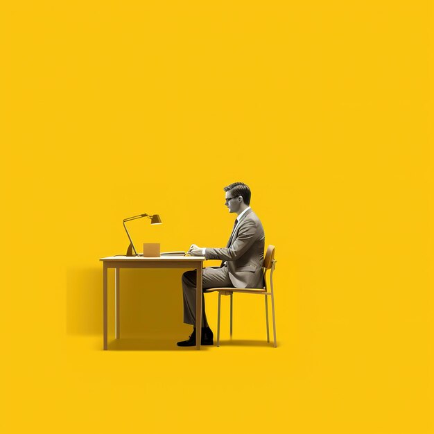 Silueta de un hombre de negocios | Foto Premium Silueta de un hombre de negocios | Foto Premium