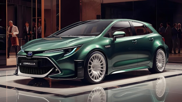El Toyota Corolla 2025 Y El Toyota Corolla Cross 2025 Imagen Premium