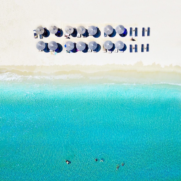 Vista aérea de la playa | Foto Premium Vista aérea de la playa | Foto Premium