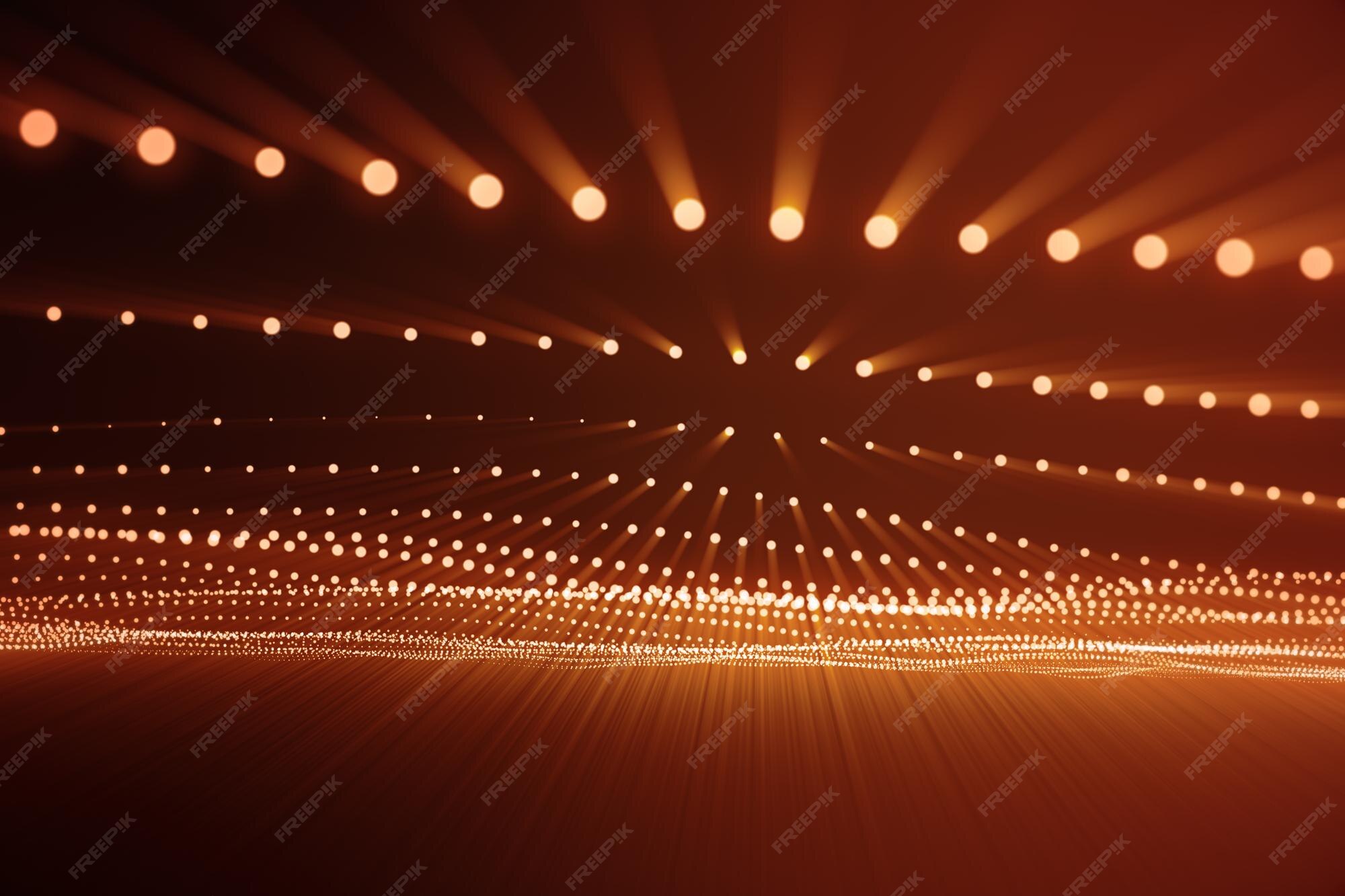 Premium Photo 3d Rendering Abstract Polygonal Wave Background With Connecting Dots And Lines