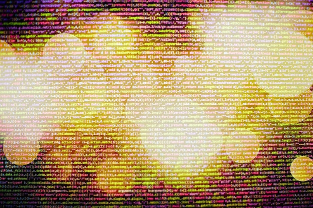 Premium Photo Abstract Computer Script Code Programming Code Screen