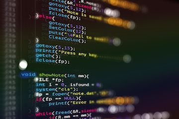 Premium Photo | Abstract modern tech of programming code screen ...