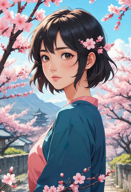 Anime girl photos store