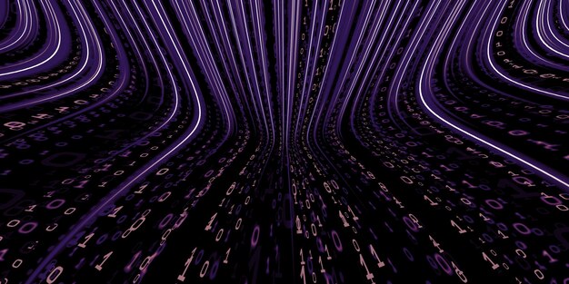 Premium Photo | Computer system information concept abstract binary code technology the ...