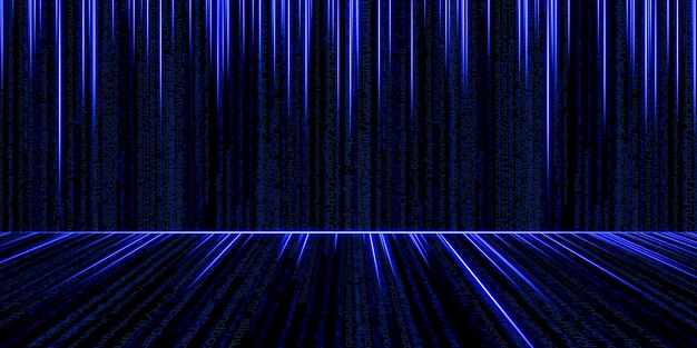 Premium Photo Binary Code Background Hacker Binary Data Computer Hacking Technology Of Digital 