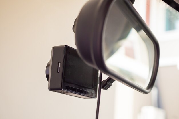 Premium Photo | Car cctv camera video recorder Premium Photo | Car cctv camera video recorder