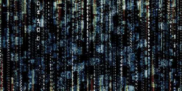 Premium Photo | Binary code background hacker binary data computer hacking technology of digital ...