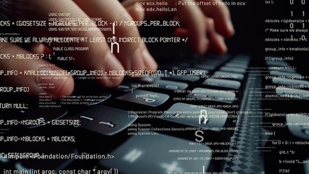 Premium Photo Creative Visual Of Computer Programming Coding And Software Development