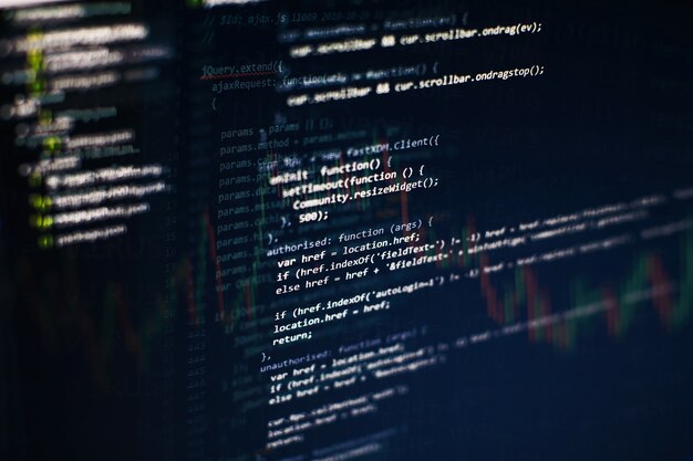 Premium Photo | Web programming functions on laptop on laptop. it ...