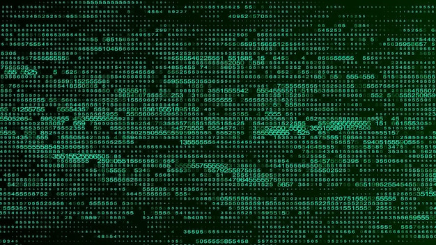 Premium Photo | Digital background green matrix coding or hacking concept abstract data concept ...