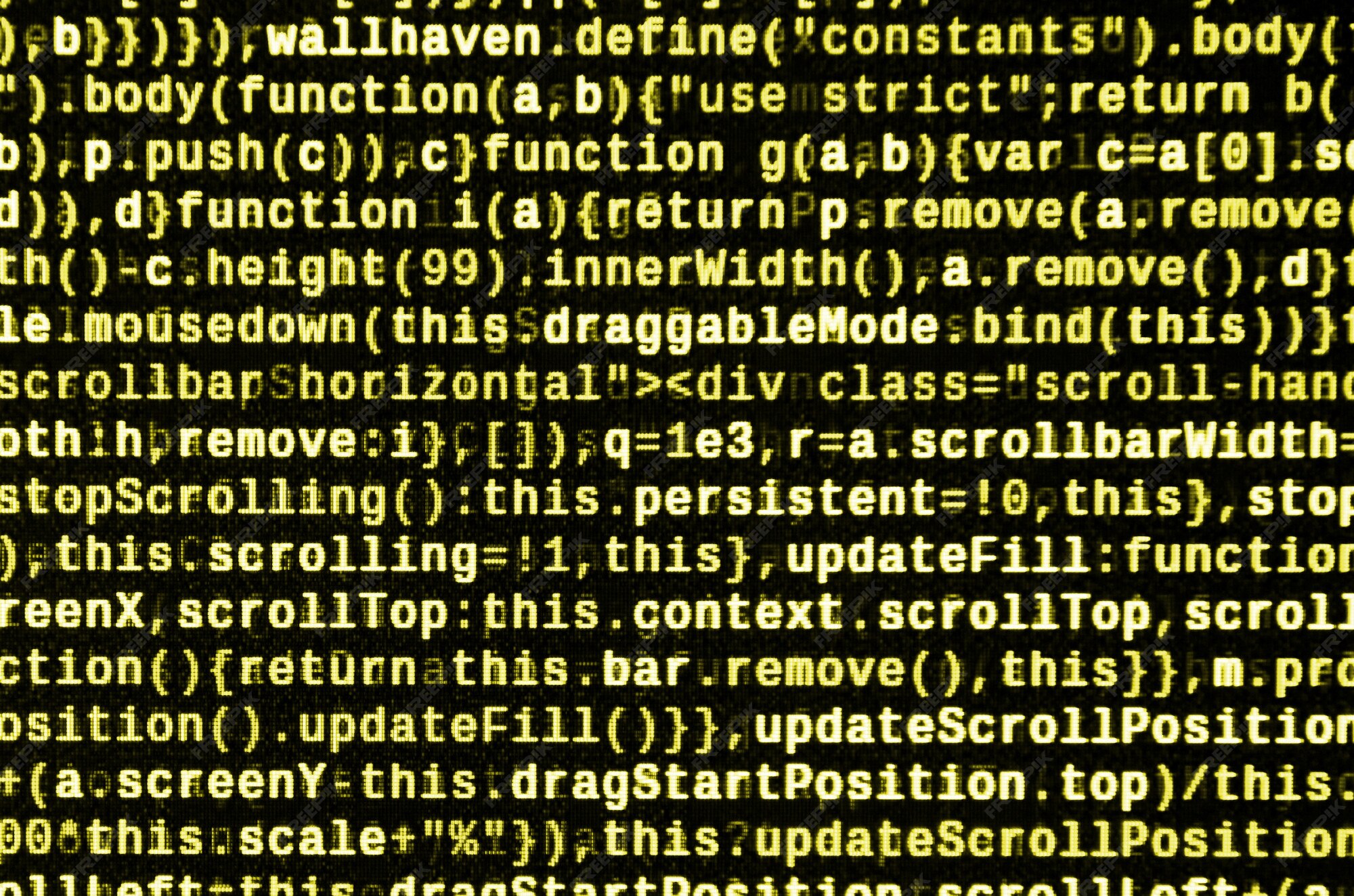 Premium Photo | Javascript code in text editor. coding cyberspace ...