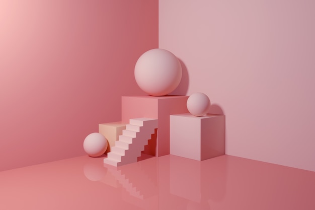 Premium Photo | Minimal abstract geometric forms & scene Premium Photo | Minimal abstract geometric forms & scene