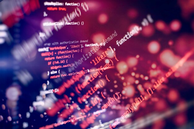 Premium Photo | Computer programming often shortened to programming is ...