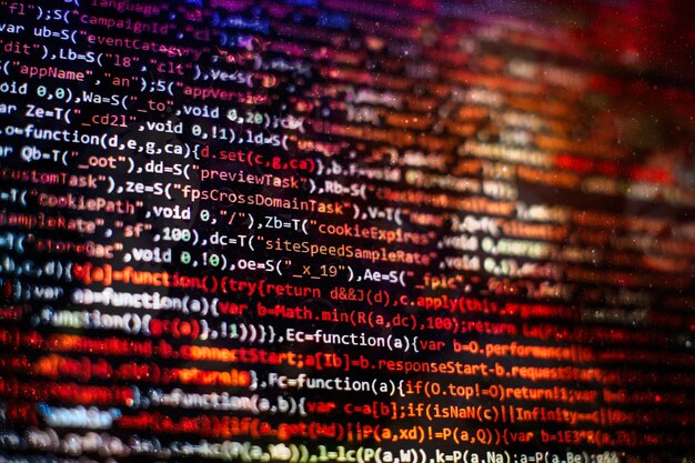 Premium Photo | Python programming code language learning concept with person and laptop.