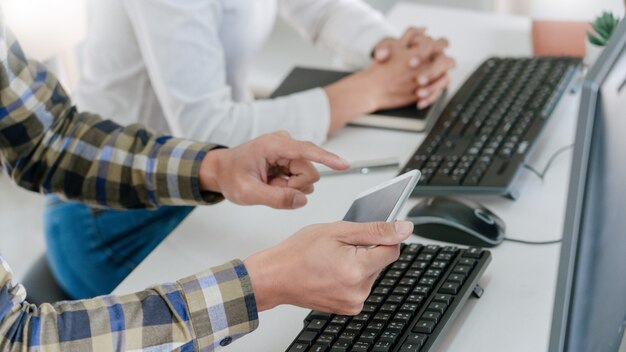 Premium Photo | Programmer coding software development working project it