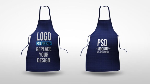 Premium PSD | Apron 3d rendering mockup design Premium PSD | Apron 3d rendering mockup design