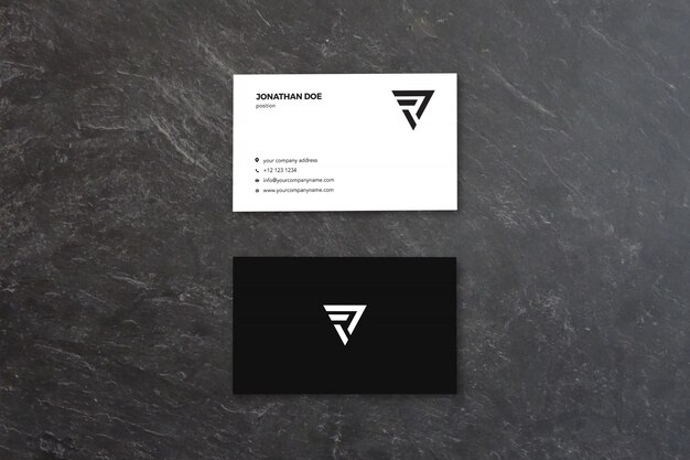 Premium Psd Red Wood Surface Vertical Businesscard Mockup