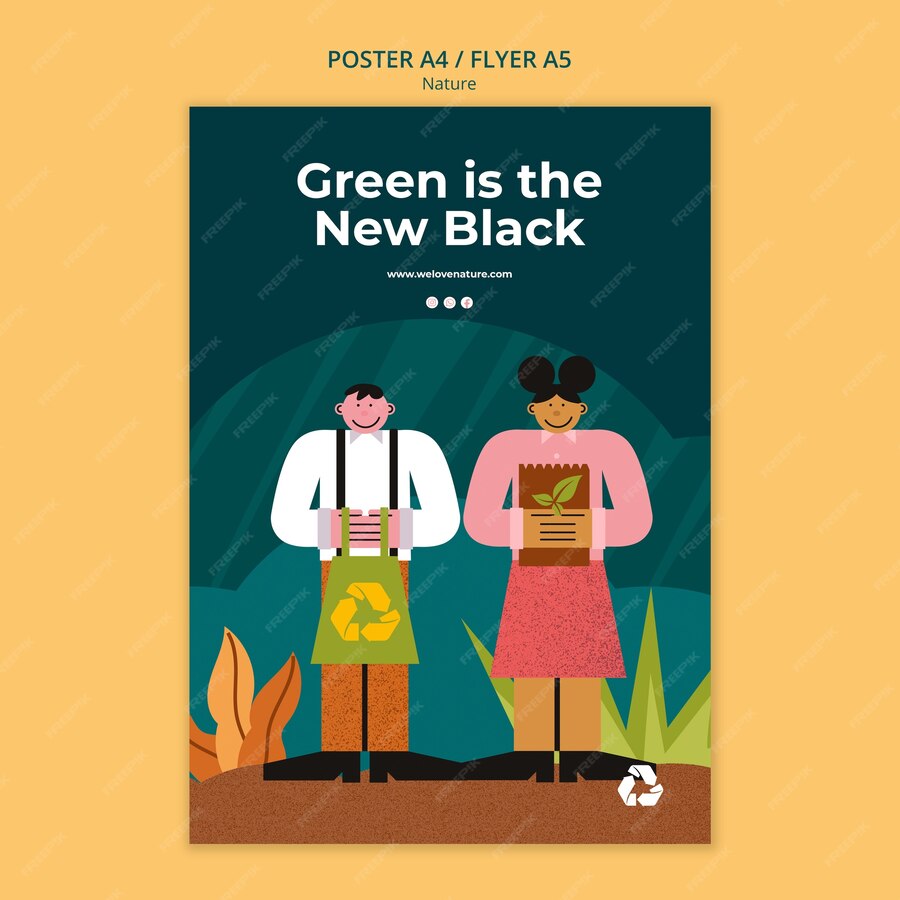 Free PSD | Environmental conservation action vertical poster template Free PSD | Environmental conservation action vertical poster template