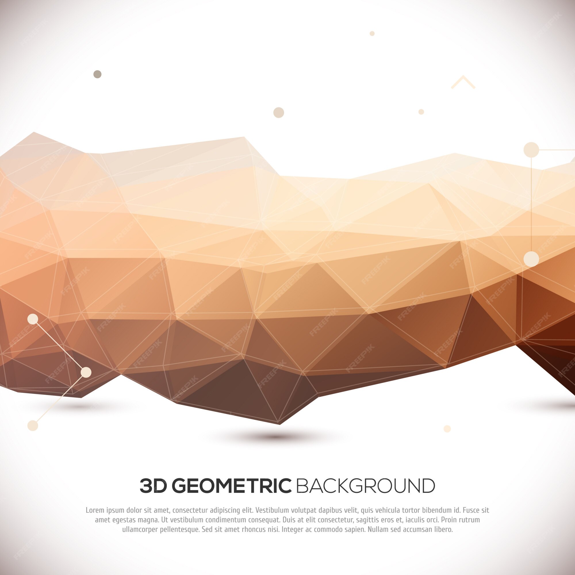 Premium Vector | Abstract 3d geometric background Premium Vector | Abstract 3d geometric background