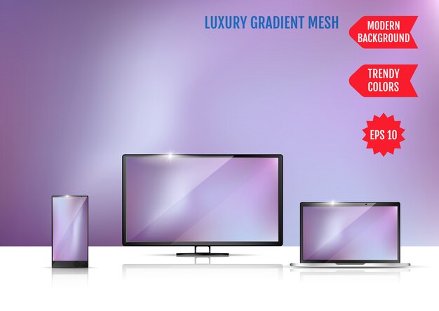 Premium Vector | Modern gradient set abstract background Premium Vector | Modern gradient set abstract background