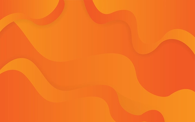 Premium Vector | Abstract colorful orange wave background Premium Vector | Abstract colorful orange wave background