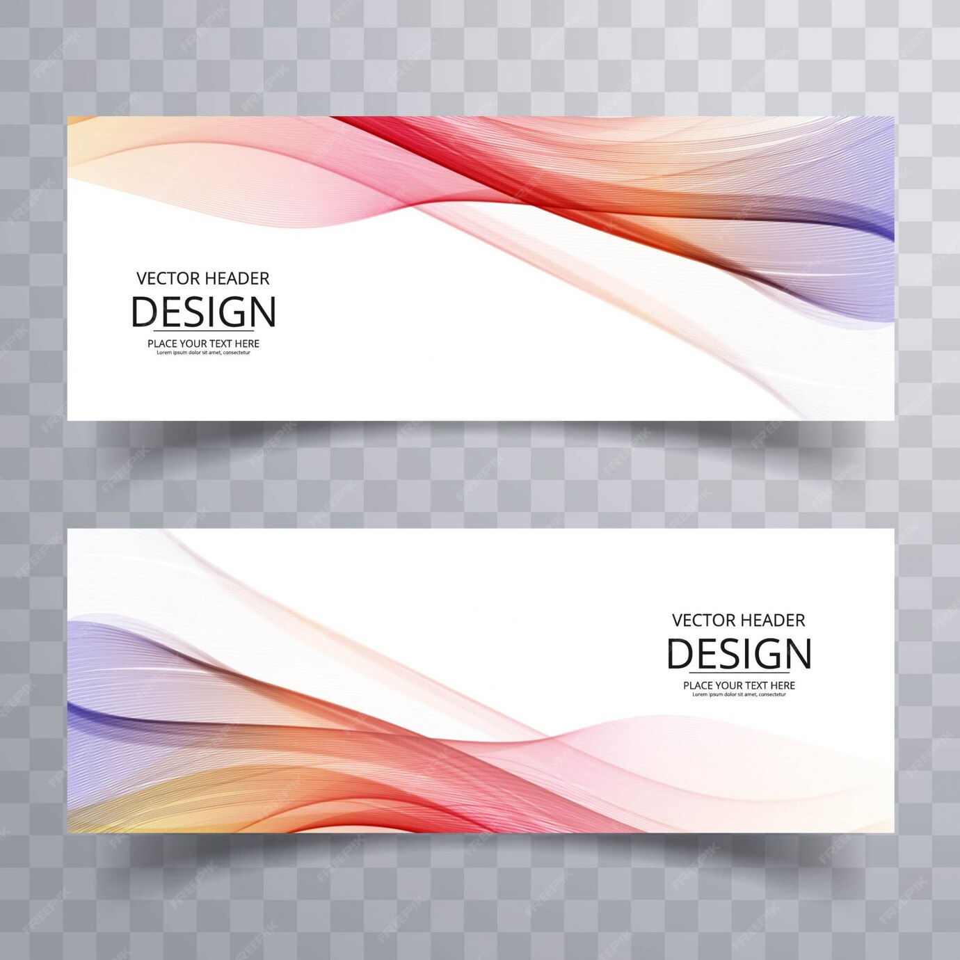 Free Vector | Abstract colorful wavy banners Free Vector | Abstract colorful wavy banners