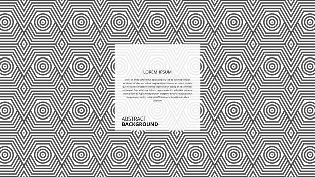 Premium Vector | Abstract geometric hexagonal circle lines pattern Premium Vector | Abstract geometric hexagonal circle lines pattern