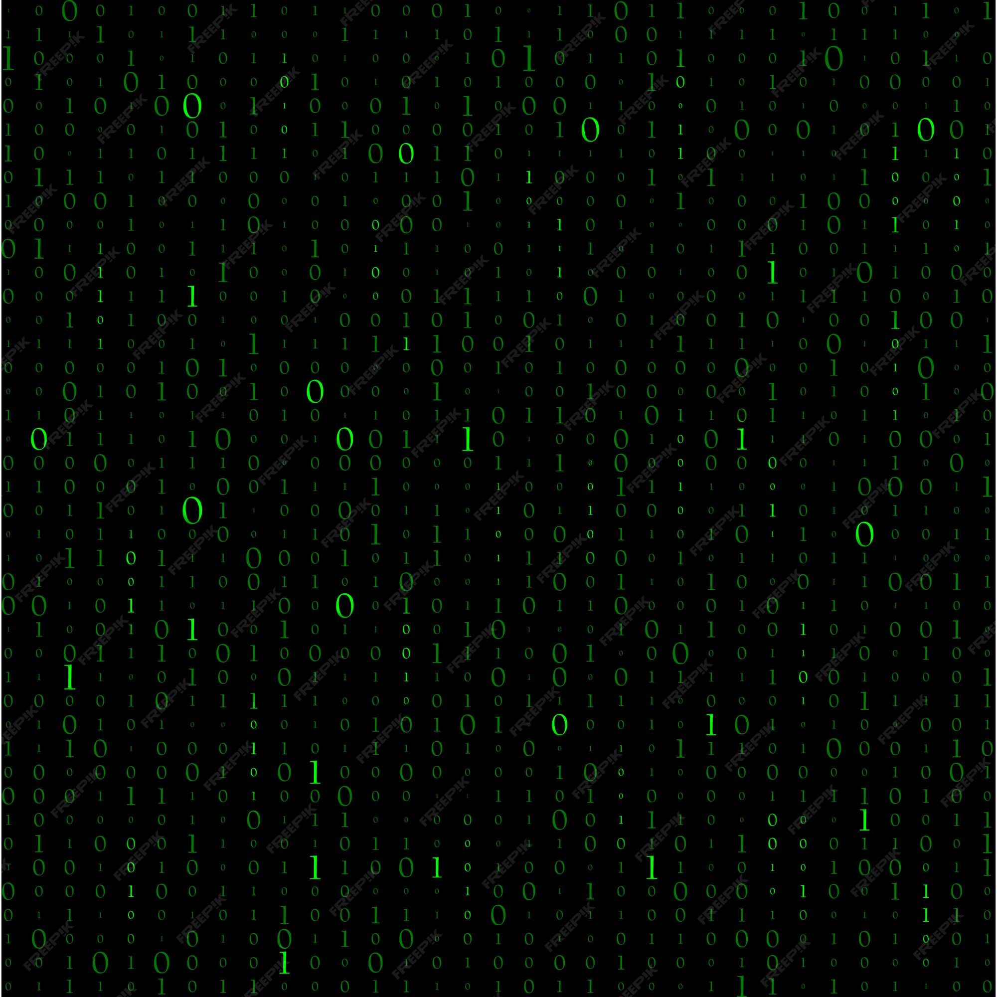 Premium Vector Abstract Matrix Background Binary Computer Code Coding
