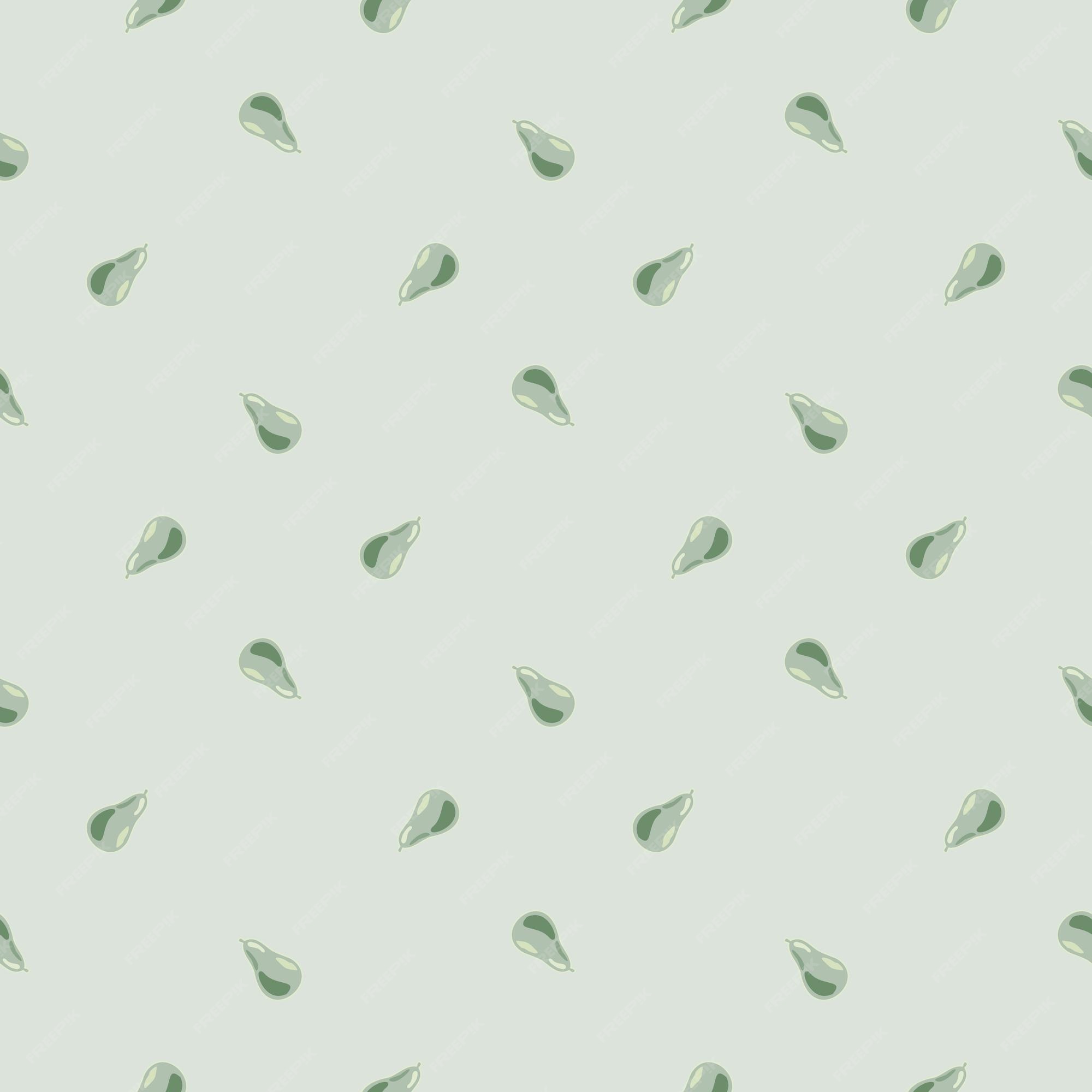 Premium Vector Abstract Pear Seamless Pattern Decorative Background
