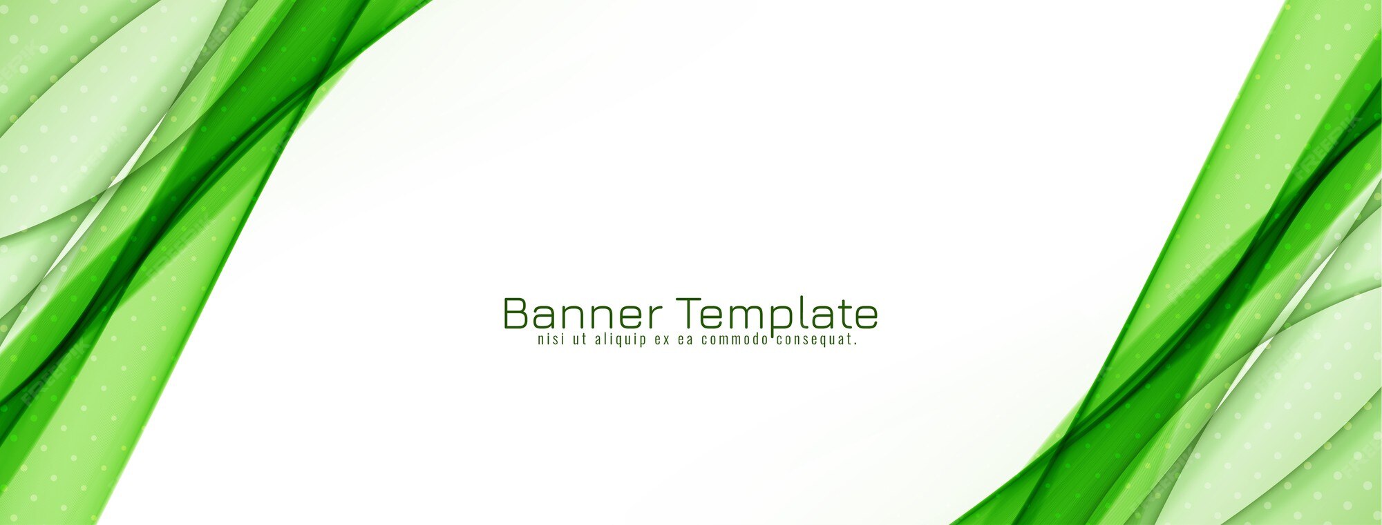 Premium Vector | Abstract stylish green wave banner design Premium Vector | Abstract stylish green wave banner design