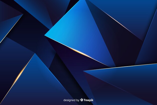 Free Vector | Elegant dark blue polygonal background Free Vector | Elegant dark blue polygonal background