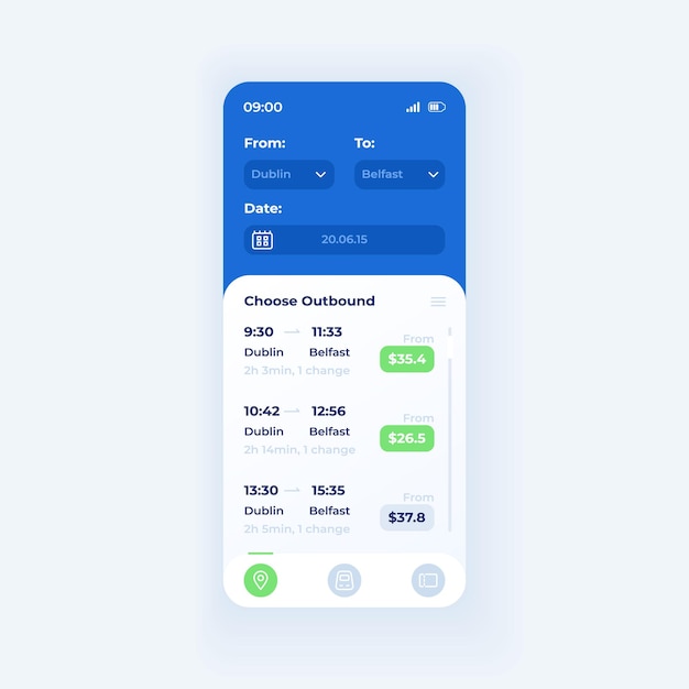 Premium Vector | Backup application smartphone interface vector template. mobile app page light ...